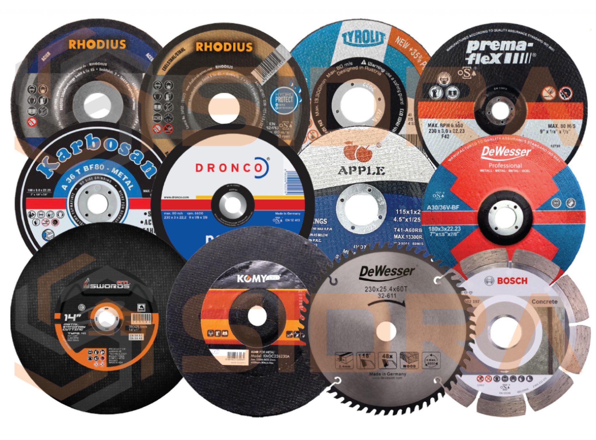 CUTTING AND GRINDING DISCS – TYPES, SIZES, AND USES – Semec